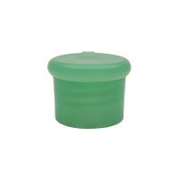 China ISO9001 Green 2.6mm Hole Plastic Flip Top Cap For Soap Bottle for sale