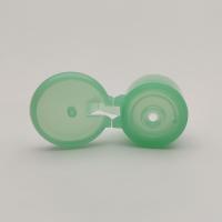China ISO9001 Green 2.6mm Hole Plastic Flip Top Cap For Soap Bottle for sale