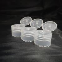 China Round Transparent 24mm PP Plastic Flip Top Cap For Oil Snap Bottle for sale