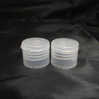 China Round Transparent 24mm PP Plastic Flip Top Cap For Oil Snap Bottle for sale