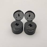 China Black No Spill 24/410 Flip Top Lid , Smooth Wall Soap Bottle Cap for sale