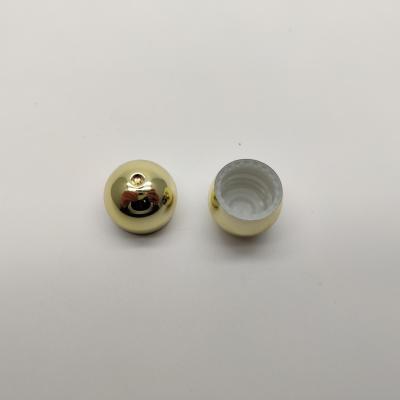 China 13MM Electroplated Ball Shape Hand Sanitizer Bottle With Screw Lock for sale
