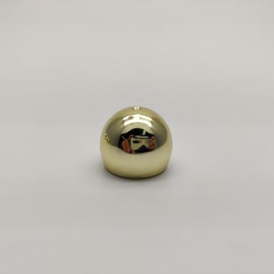 China Golden 20mm Height Screw On Bottle Caps For Nail Polish Bottle for sale