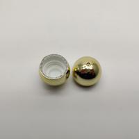 China Golden 20mm Height Screw On Bottle Caps For Nail Polish Bottle for sale