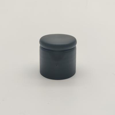 China Black Screw Lock 24mm Flip Top Plastic Bottle Caps With 2.8mm Water Hole for sale