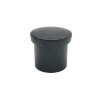 China Round Black 4.2mm Hole Plastic Flip Top Cap For Skin Care Bottle for sale
