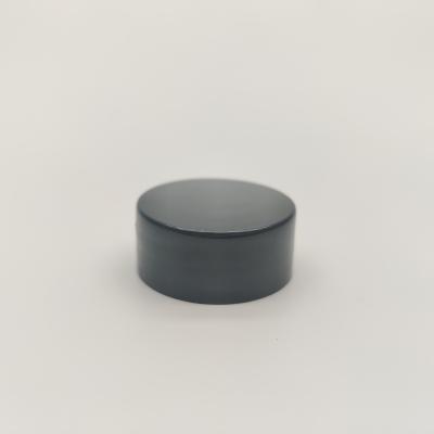 China OEM Black Continuous Thread Cap , 24/400 Plastic Screw Lid for sale