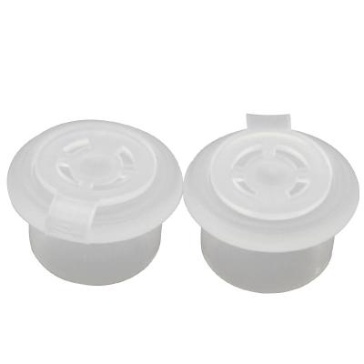 China Transparent No Spill 10.1mm Plastic Inner Plug For Toner for sale