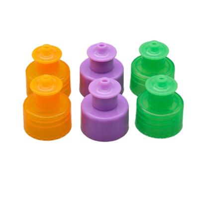 China Mushroom Shape 28/410 Push And Pull Cap For Squeeze Bottle for sale