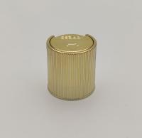 China Ribbed Closure Press Top Cap , 20/410 Flip Top Bottle Caps for sale