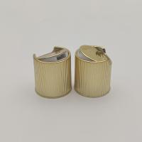 China Ribbed Closure Press Top Cap , 20/410 Flip Top Bottle Caps for sale