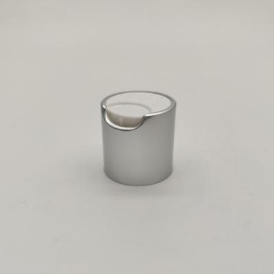 China ODM Anodized Aluminum 24 410 Flip Top Cap For Plastic Bottle for sale