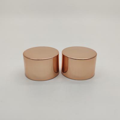 China Anodized Aluminum Double Wall Cap , Rose Golden 24 410 Bottle Cap for sale