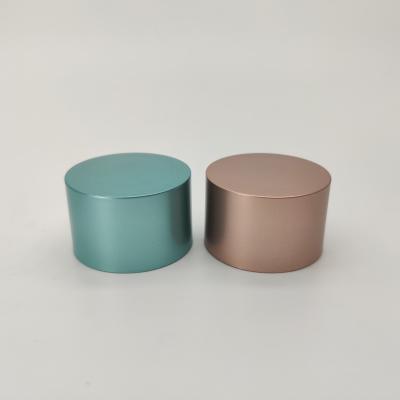 China Sandblasted Treatment Double Wall Cap , PP Cosmetic Bottle Cap for sale