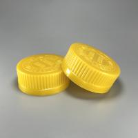 China Yellow Non Dripping 44mm Child Resistant Cap For PET Bottle for sale