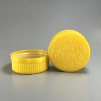 China Yellow Non Dripping 44mm Child Resistant Cap For PET Bottle for sale