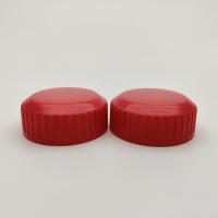 China Red Ribbed Closure 32mm Double Wall Cap With Screw Lock for sale