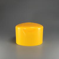 China Yellow Plastic 55mm Shampoo Bottle Cap Leakage Resistant for sale