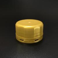 China Plastic PE Yellow 37mm Pilfer Proof Cap With Screw Lock for sale