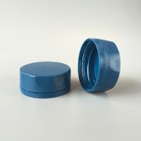 China Blue PE 42mm Tamper Evident Caps For Bottles Pilfer Proof for sale