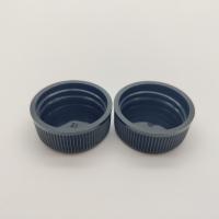 China Black Leakproof 24/400 Plastic Screw On Bottle Caps With Smooth Top for sale