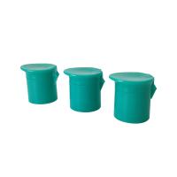 China Green PP 15/415 Plastic Bottle Flip Top Cap For Makeup Remover for sale