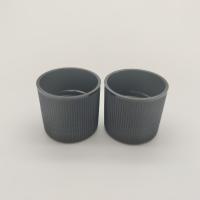 China Leakage Resistant Ribbed Wall Plastic Screw Cap For Syrup Bottle for sale