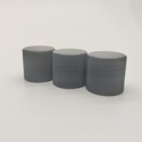 China Leakage Resistant Ribbed Wall Plastic Screw Cap For Syrup Bottle for sale