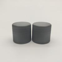 China Leakage Resistant Ribbed Wall Plastic Screw Cap For Syrup Bottle for sale