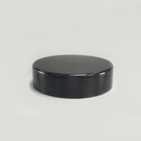 China 47/400 Plastic Jar Lid , 250ml PP Black Plastic Mason Jar Lids for sale