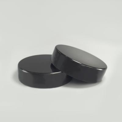 China 47/400 Plastic Jar Lid , 250ml PP Black Plastic Mason Jar Lids for sale