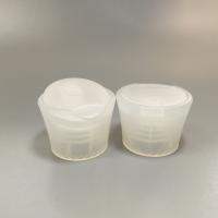 China No Spill  24mm Flip Top Cap , Translucent Disc Top Lid for sale