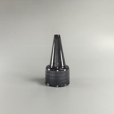 China Twist Top 18mm Plastic Nozzle Cap With Pointed Mouth For Bottle for sale