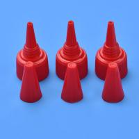 China 20/410 Plastic Nozzle Cap , Non Spill Squeeze Bottle Lids for sale