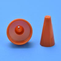 China Ribbed Closure Twist Off Cap , 24mm Squeeze Bottle Lids for sale