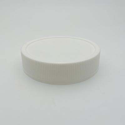 China White Plastic Mason Jar Lids , 95MM Twist Top Bottle Caps for sale