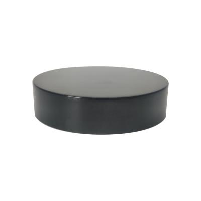 China Round Black 60mm Plastic Jar Lid Leakage Resistant for sale