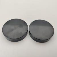 China Non Dripping Black 47MM Plastic Jar Lid For Cream Bottle for sale