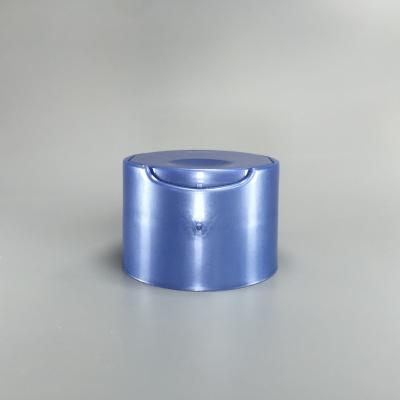 China H32.5mm Plastic Bottles Disc Top Caps , Screw Lock 24mm Flip Top Cap for sale