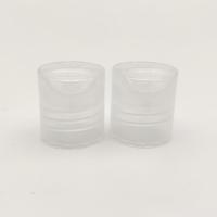 China Transparent No Spill 20 410 Disc Top Cap Reusable For Skin care Bottle for sale