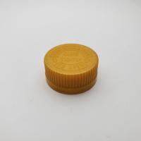 China ODM Yellow 32mm Child Resistant Cap For Prescription Bottle for sale
