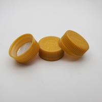 China ODM Yellow 32mm Child Resistant Cap For Prescription Bottle for sale