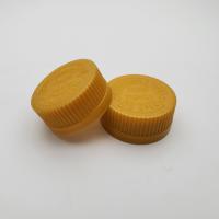 China ODM Yellow 32mm Child Resistant Cap For Prescription Bottle for sale