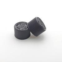 China Ribbed Closure 20mm Screw Cap , Child Proof Pill Bottle Lid for sale