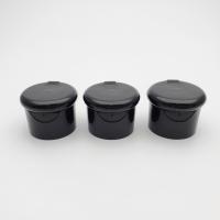 China 20 MM New Product Shampoo Bottle Cap black Plastic Flip Top Cap for sale