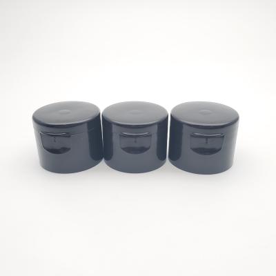 China 24 MM Flip Top Cap Makeup Remover Bottle Cap PP Plastic Material Bottle Cap for sale