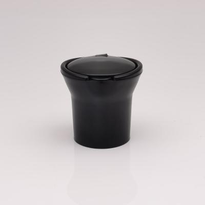 China 20MM Inner Diameter Plastic Flip Top Cap 20/410 Black Toner Bottle Cover for sale