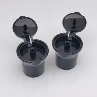 China 20MM Inner Diameter Plastic Flip Top Cap 20/410 Black Toner Bottle Cover for sale
