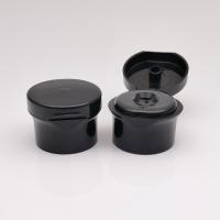 China ODM Black 24MM Butterfly Shape Round Plastic Flip Top Cap for sale