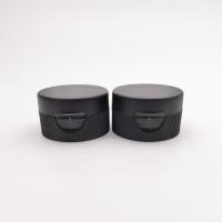 China Plastic Bottle 28/400 Ribbed Side Flip Top Cap Frosted Surface for sale
